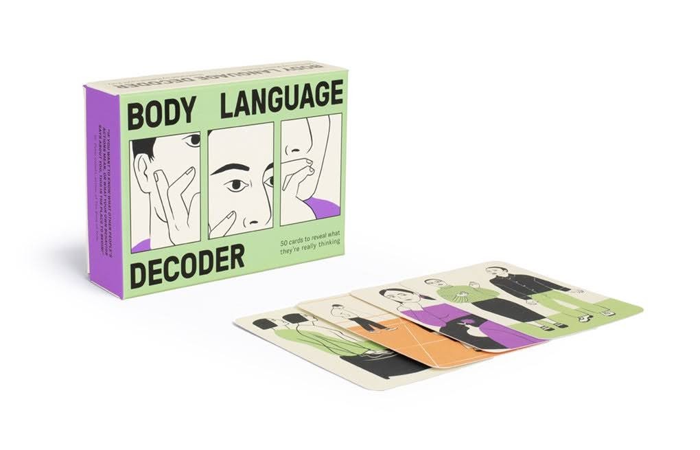 Body Language Decoder: 50 Cards – Book Therapy